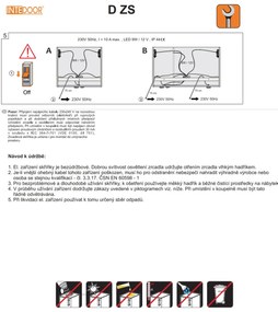 INTEDOOR zrcadlová skříňka s LED osvětlením D ZS 90 Varianta: A9146 Zelená Salvia MAT