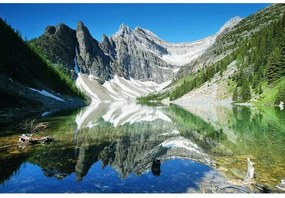 Vliesové fototapety na zeď Jezero Agnes | MS-5-0074 | 375x250 cm