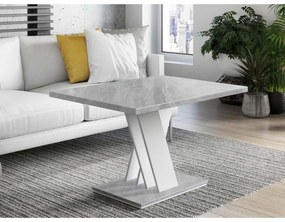 Konferenční stolek Herkulan Mini, Barva: bílá / beton