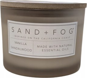 Sand and Fog sójová svíčka Vanilla Sandalwood s esenciálními oleji