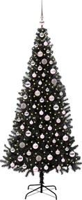 Vánoční stromeček Černá 210 cm PVC 3396489