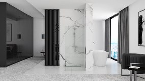 Rea AERO 70, sprchová zástěna WALK IN, 70 x 195 cm, 8mm, chromový profil - čiré sklo, REA-K7840