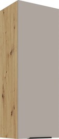 ARIA li | horní skříňka 40 G-108 1F policová | 40 cm | EXTRA VYSOKÁ | ANTI FINGERPRINT povrch | artisan/béžová
