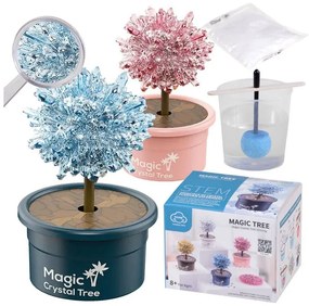 ZA4323 Rostoucí křišťálový strom štěstí - Magic Crystal Tree Růžová