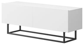 Bílý RTV stolek bez podstavy SPRING ERTV120