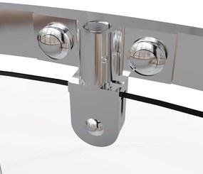 Čtvrtkruhový sprchový kout s jednokřídlými otevíracími dveřmi ARDIS 1950 mm 870–890 640 Potisk S Brillant ARDIS/900 N0799