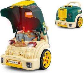 Realistický model přední části auta s otevírací kapotou Milly Mally N-GINE green