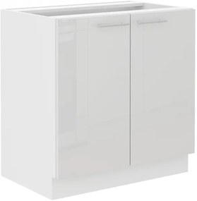Kuchyňská skříňka LARA bílá 80 D 2F BB