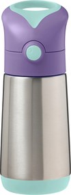 Termoska na pití s brčkem 350 ml - lilac pop