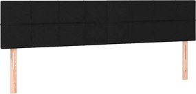 Box spring postel s matrací černá 160x200 cm textil 3126815
