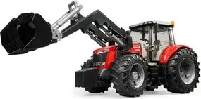 Bruder 03047 Traktor Massey Ferguson s předním nakladačem / od 3 let