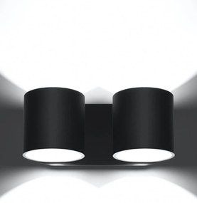 Nástěnné svítidlo ORBIS 2 černé