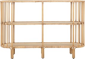 Designová konzole Gennipha 120 cm hnědá