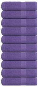 Ručníky do sprchy FROGN 10 ks fialové 70x140 cm 360 g/m² 136883