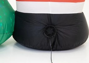 Nafukovací Santa Claus s vánočním stromečkem 210 cm