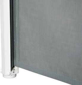 Bezpečnostní branka do dveří PawHut pro psy, bezpečnostní zábrana, výsuvná, 115Lx82,5Hcm