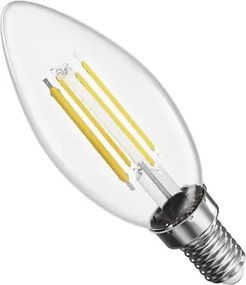 EMOS Filament Candle 3,8W E14 / Žárovka / náhrada za 60W / teplá bílá