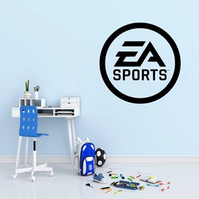 Živá Zeď Samolepka na zeď EA Sports Barva: černá