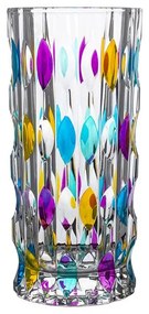 KŘISTÁLOVÁ VÁZA BOHEMIA PRESTIGE JOKER COLOUR 280MM