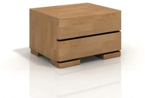ImportWorld Noční stolek Elisabeth 1S, buk masiv (Barva dřeva: Ořech)