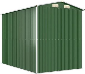 Zahradní kůlna zelená 192x274x223 cm pozinkovaná ocel 3147428