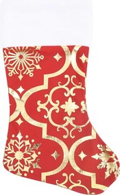 Luxusní vánoční sukně s ponožkou červená 122 cm látková 330276