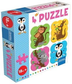 Granna Puzzle set 4v1 - Tučňák