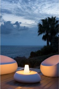 LA 1001778 KIROCONE TL venkovní stolní lampa, E27, IP44, bílá, max. 60W - BIG WHITE (SLV)
