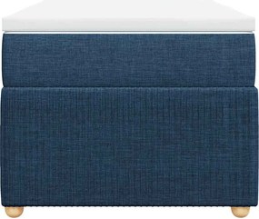 Box spring postel s matrací modrá 100 x 200 cm textil 3285552