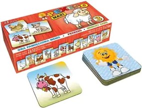 MFP Pexeso LUX 3 Zvířátka na dvorku / 24 kartiček / od 3 let