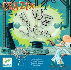 DJECO Hlavolamy Crazix / Sada kovových hlavolamů / 6 ks / obrázkový ná