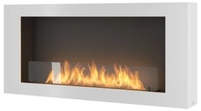 InFire - Nástěnný BIO krb 120x56 cm 3kW bílá