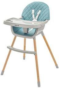Jídelní židlička Baby Mix Freja wooden dusty green
