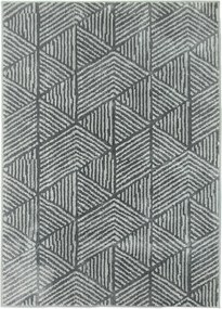 Koberec Koberec do obývacího pokoje v moderním stylu, omyvatelný koberec 150 x 80 cm tmavě šedý