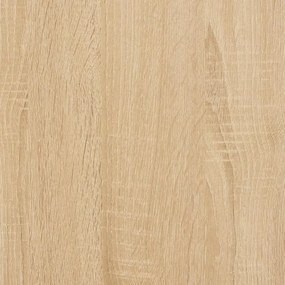 Petromila Knihovna dub sonoma 78,5 x 33 x 117,5 cm kompozitní dřevo