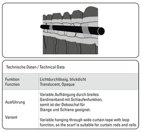 Růžová záclona 175x140 cm Etamine - Gardinia