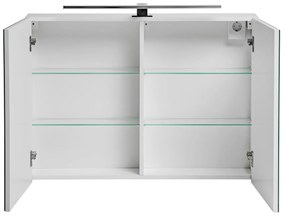 Zrcadlová skříňka LEONARDO White 84-90 | 90 cm