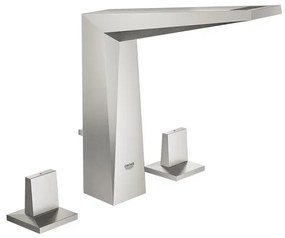 Grohe Allure Brilliant Umyvadlová tříotvorová baterie, Supersteel 20344DC0