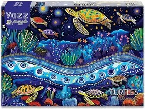 YAZZ Puzzle Želvy / 1000 dílků / 68 x 48 cm
