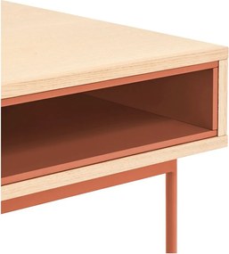 Pracovní stůl s deskou v dubovém dekoru 60x120 cm Yoko – Teulat