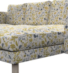 Potah na pohovku IKEA Norsborg 3-místná se šezlongem barva žlutá látka pletený vzor, vzorované