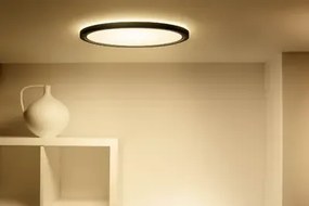 WiZ SuperSlim černá / Stropní LED svítidlo / 32W / 3750lm / 2700-6500K