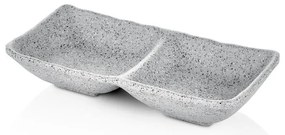 KULSAN MELAMÍNOVÁ GRANITOVÁ MISKA 17,5 CM ŠEDÁ