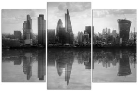 Obraz na plátně - Západ slunce Londýn 128ČC (105x70 cm)