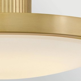 Stropní LED světlo Elstead Kieran 32W mosaz 36 cm