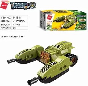 Qman Thunder Expedition Battle Car 1415-8 Laserový odstřelovací vůz /