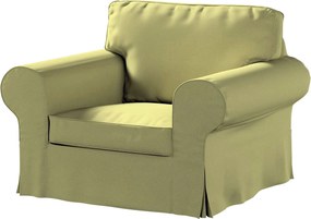 Potah na křeslo IKEA Ektorp barva zelená látka lesklé, sametová
