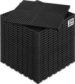Drenážní rohož Modulární zámkový polštář 39,9 × 39,9 cm odvodňovací dlaždice