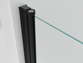 BETA COMBI Black 90x90 Clear Čtvercový sprchový kout bez vaničky