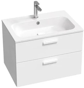 Ravak Chrome II koupelnová skříňka pod umyvadlo 70x50x49 cm bílá lesk X000001777